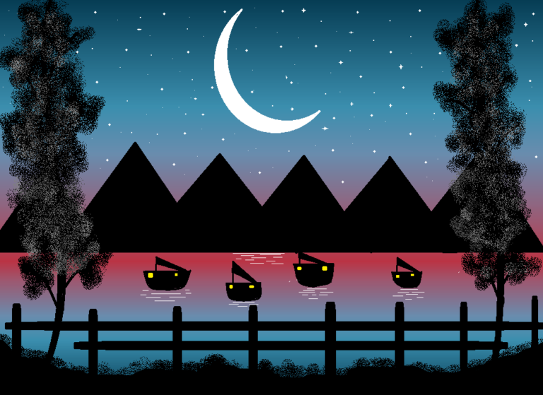 beautiful Mspaint scenes | Lunar Computer College